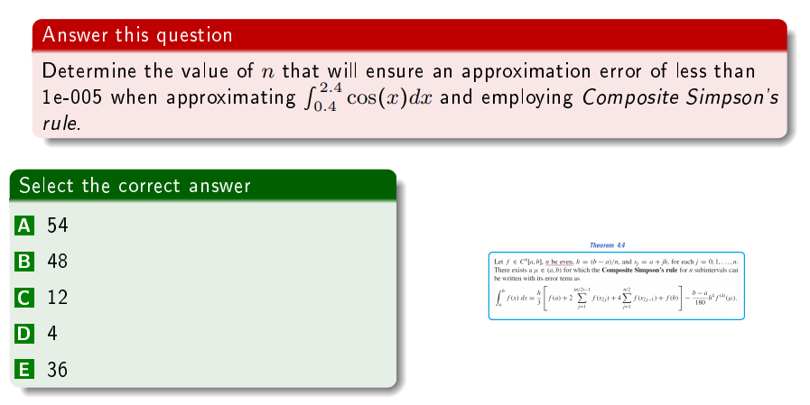 Solved Answer this question Determine the value of n that | Chegg.com