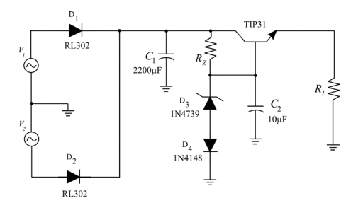 In the voltage regulator below there is three | Chegg.com