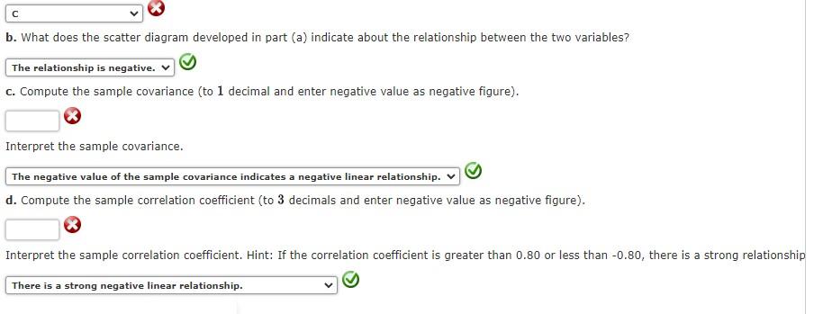 Solved ive observations taken for two variables follow. | Chegg.com