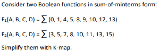 Solved Obtain a composite logic diagram of F1 and F2 and | Chegg.com