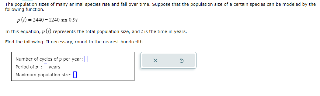 Solved The population sizes of many animal species rise and | Chegg.com