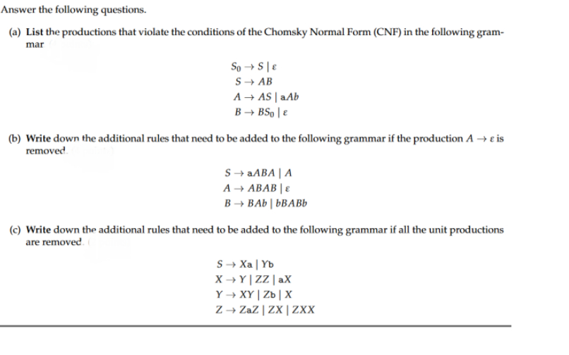 Solved Answer the following questions.(a) ﻿List the | Chegg.com