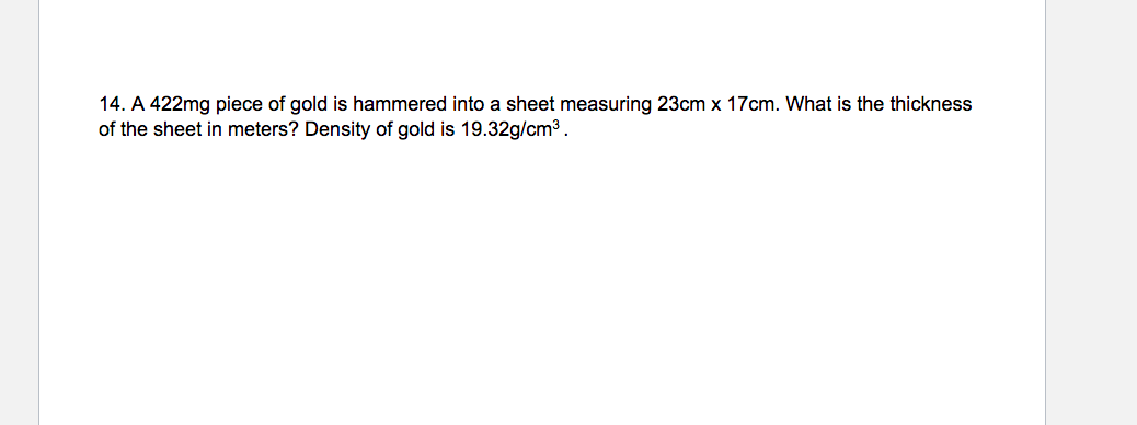 Solved Part 1: Metric Conversions (5 points each) | Chegg.com