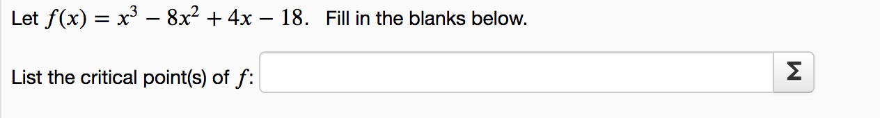 Solved Let f(x) = x3 – 8x2 + 4x – 18. Fill in the blanks | Chegg.com