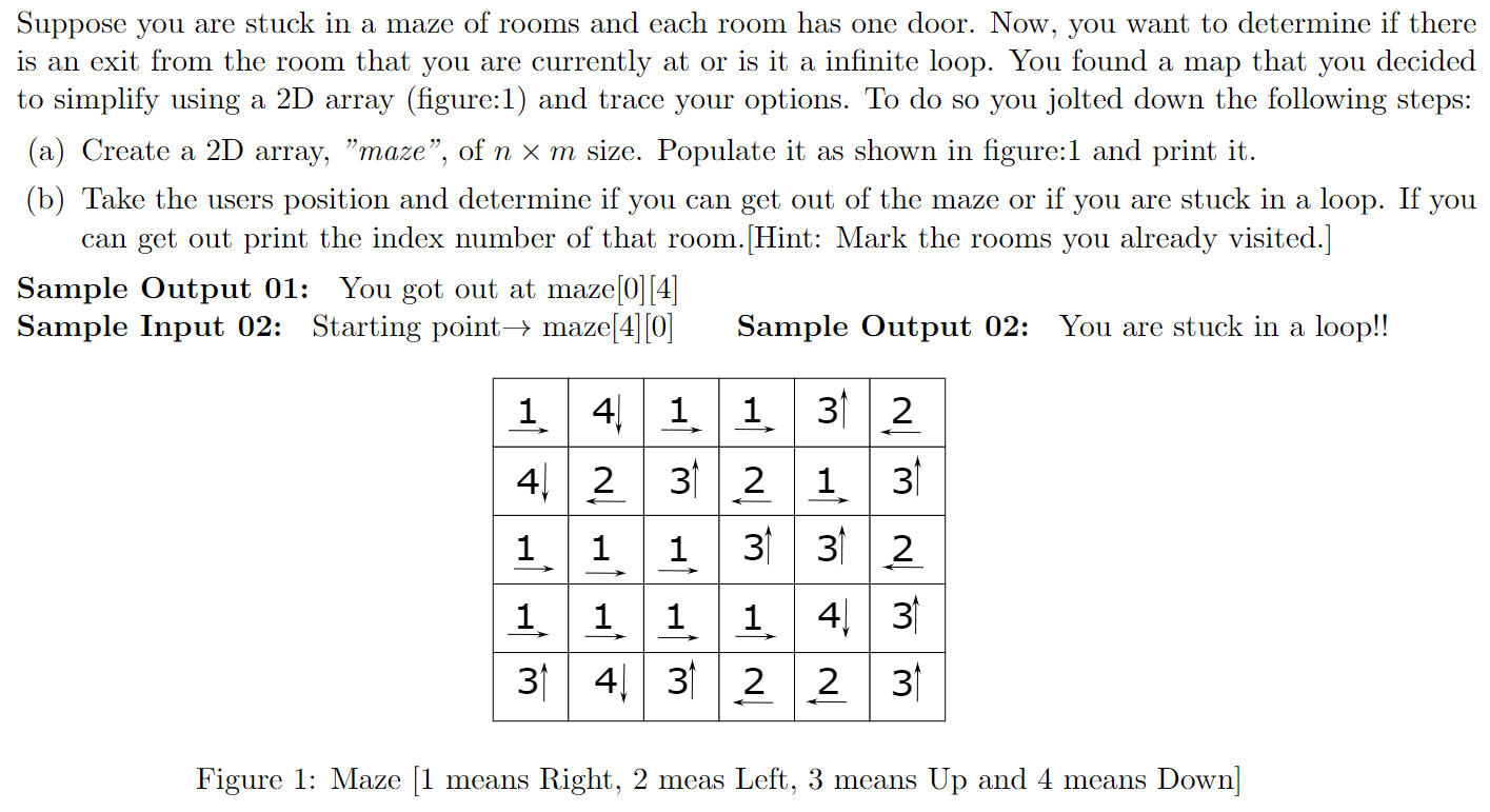Solved Suppose you are stuck in a maze of rooms and each | Chegg.com