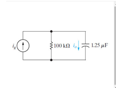Solved The input current signal in the circuit seen in | Chegg.com