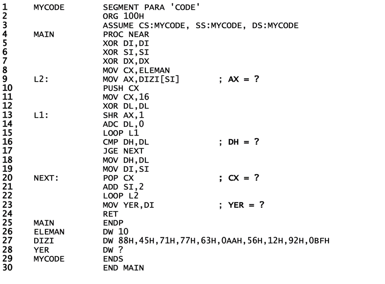 Solved What will be the value of AX when the 9th line is run | Chegg.com