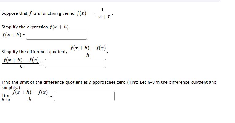 Solved Suppose that f is a function given as f(x)=−x+51. | Chegg.com