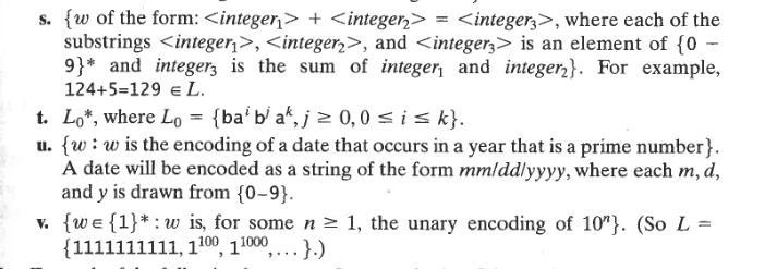 Solved For each of the following languages L, state whether | Chegg.com