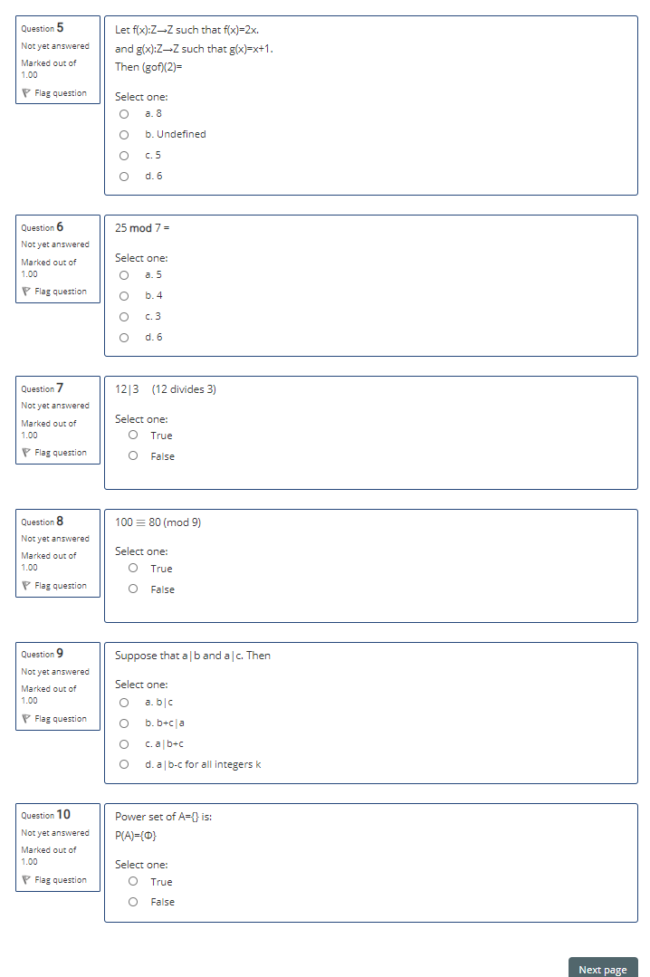 Solved Question 1 Let A={1,2,3), B-{a,b,c,d), C={1,2,y). | Chegg.com