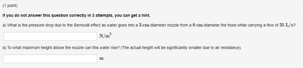 Solved (1 point) If you do not answer this question | Chegg.com