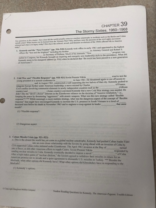 this is US History but there isnt an option for that, | Chegg.com