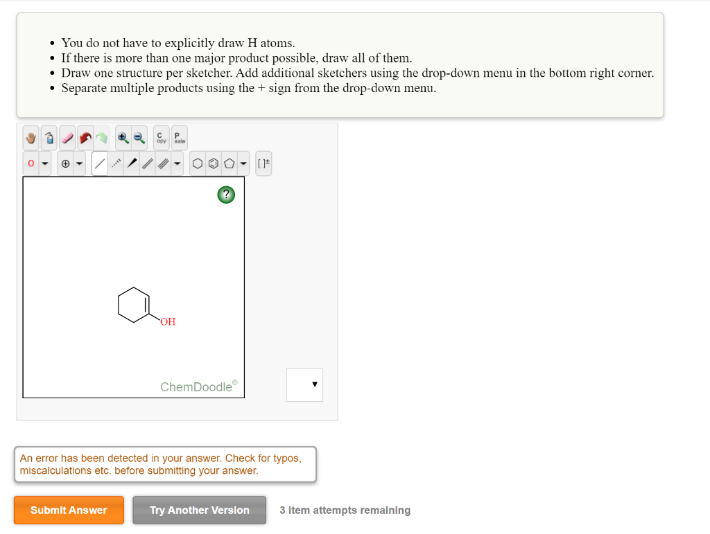 Solved Draw the major organic product(s) you would expect | Chegg.com
