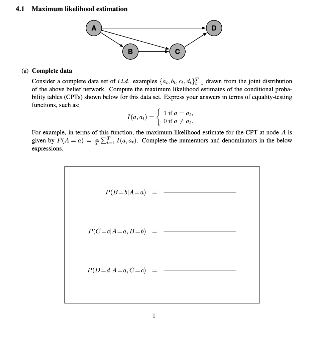 Solved (b) Posterior probability Consider the belief network | Chegg.com