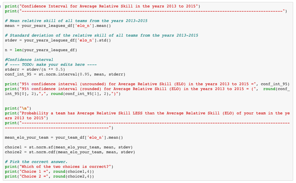 Solved Which is the correct Python method to calculate the | Chegg.com