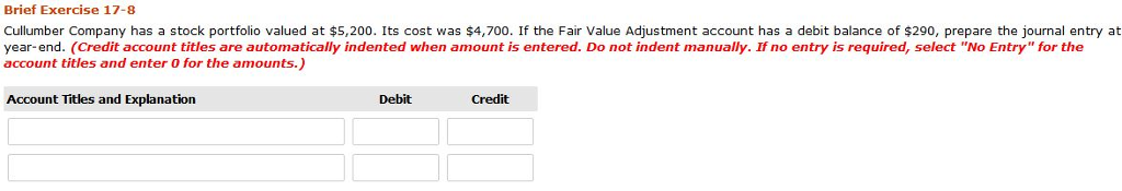 Solved Brief Exercise 17-8 Cullumber Company has a stock | Chegg.com