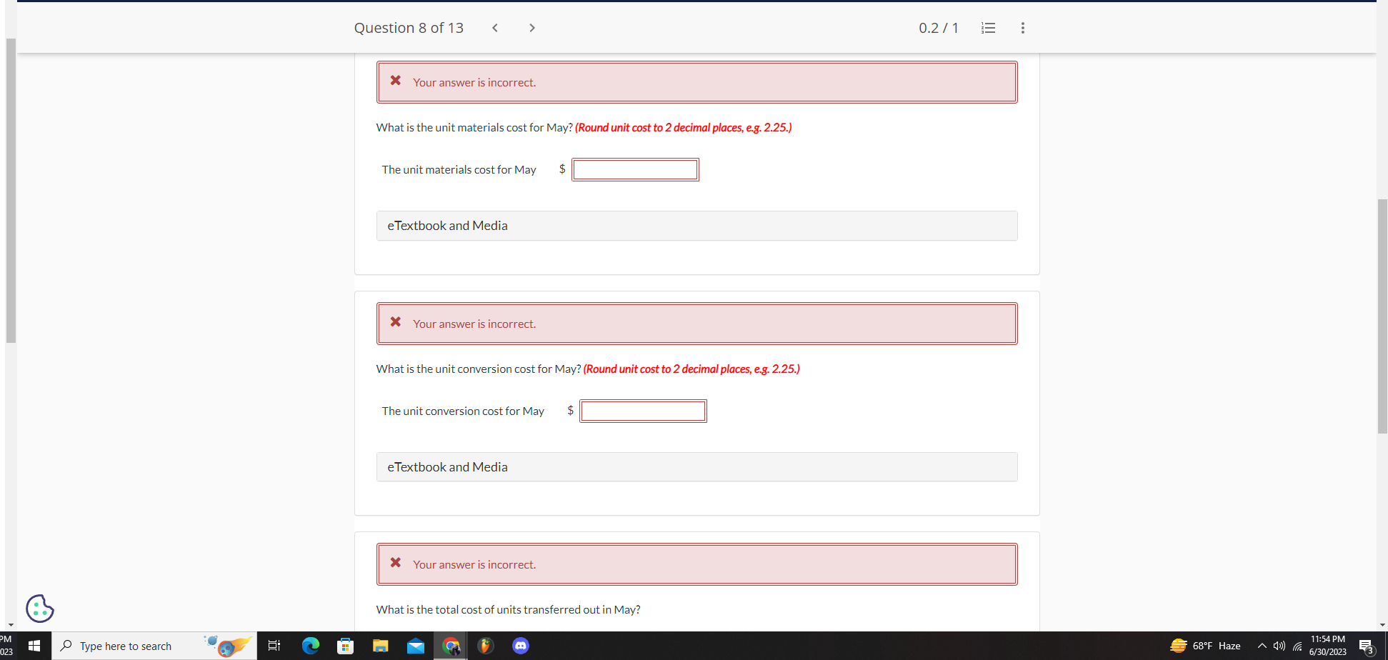 Solved Production records show that there were 500 units in | Chegg.com