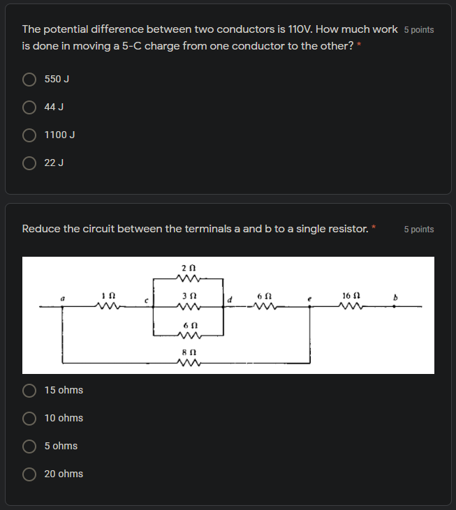 Solved The potential difference between two conductors is | Chegg.com