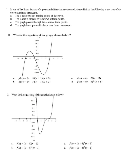 Solved If any of the linear factors of a polynomial function | Chegg.com