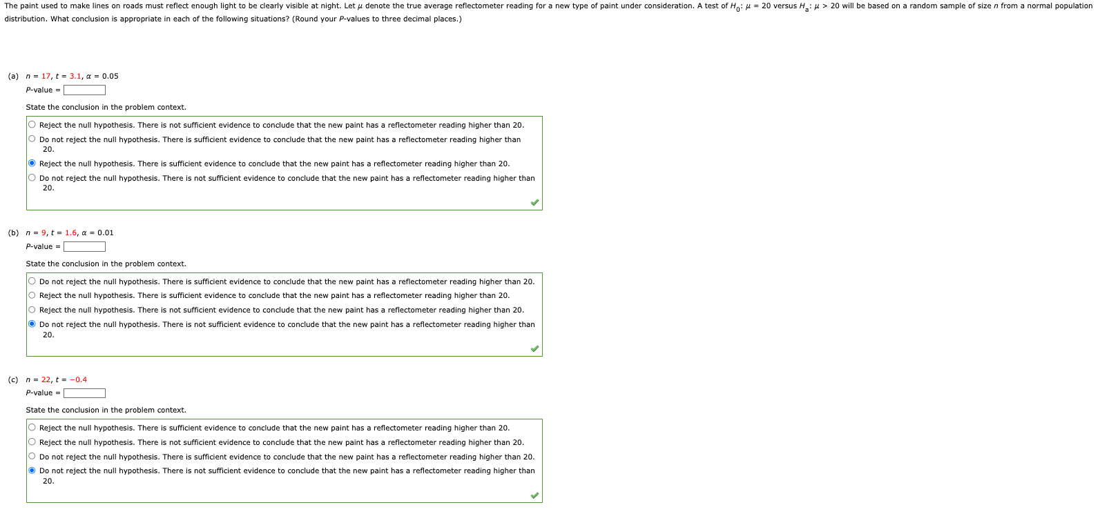 Solved Reject the null hypothesis. There is not sufficient | Chegg.com