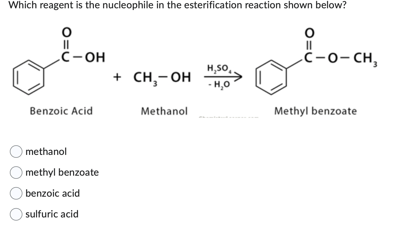 Solved Which reagent is the nucleophile in the | Chegg.com