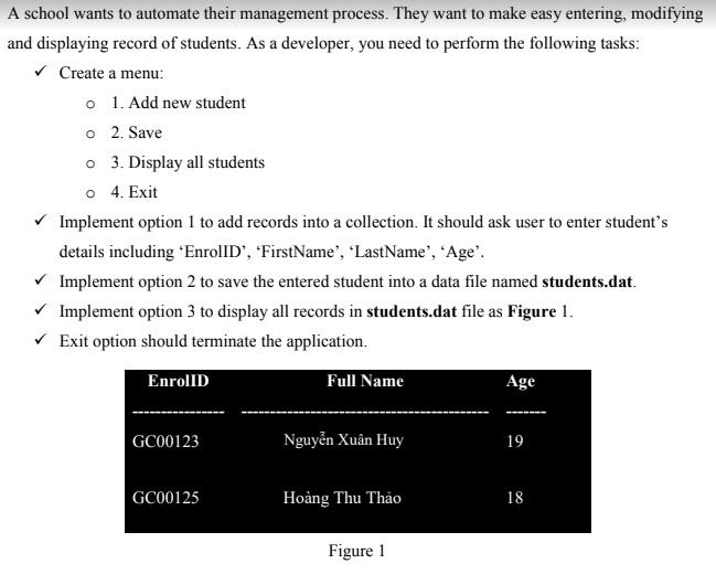 Solved JAVA PROGRAMING HELP! -- A school wants to automate | Chegg.com