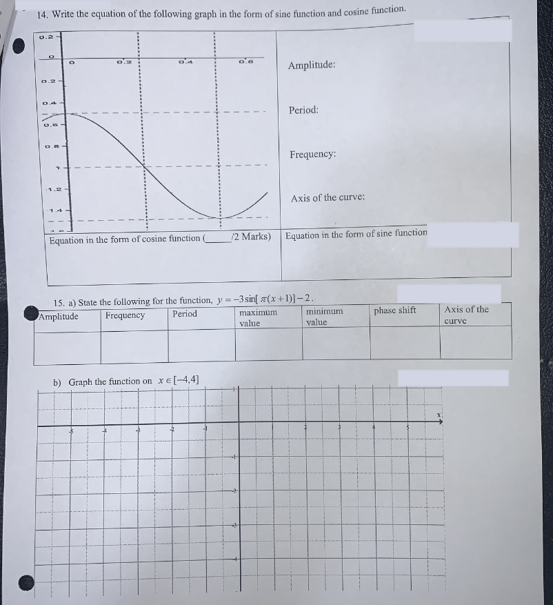 Solved TRIGONOMETRY 1. Special Triangles & Angles on the | Chegg.com