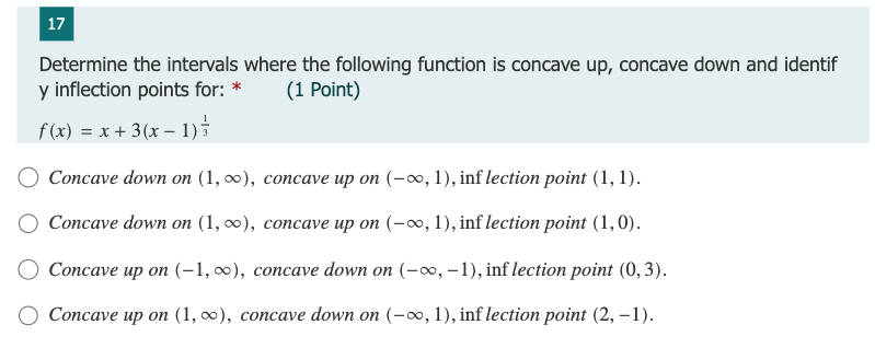 [Solved]: Determine the intervals where the following func