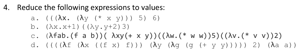Lambda Calculus | Chegg.com