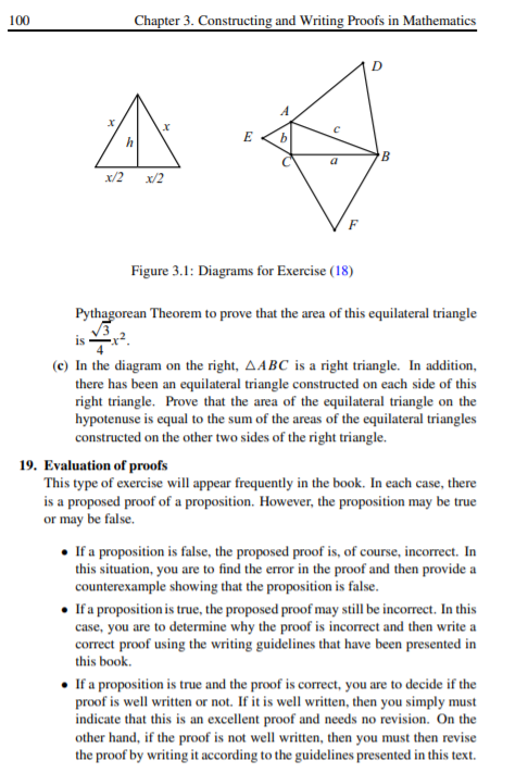 Solved Chapter 3. Constructing and Writing Proofs in | Chegg.com