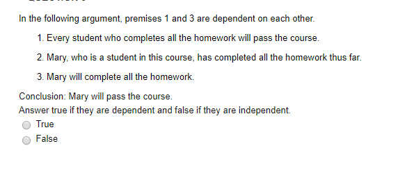Solved In the following argument, premises 1 and 3 are | Chegg.com
