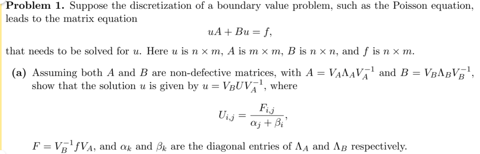 Problem 1. Suppose the discretization of a boundary | Chegg.com