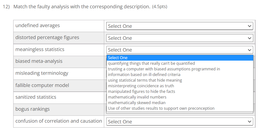 Solved 11) Match the logical errors with the correct | Chegg.com