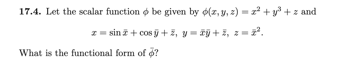 Solved Tensor Analysis Sadri Hassani Ch 17 Use Index 