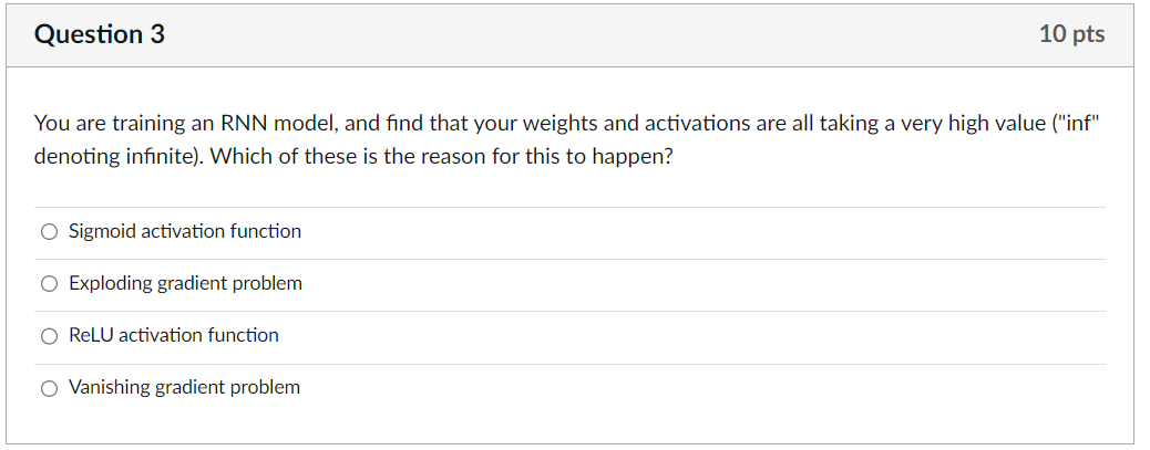 Solved Assume that we have the following RNN model: where | Chegg.com