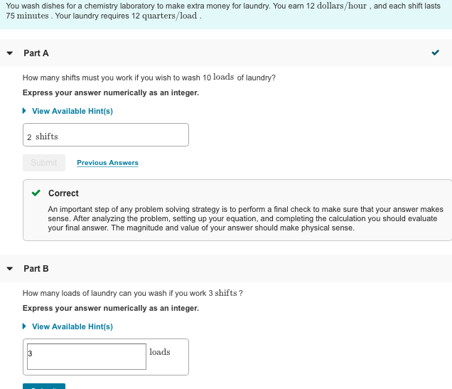 Solved You wash dishes for a chemistry laboratory to make | Chegg.com
