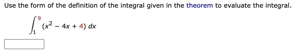 Solved 1. Express the limit as a definite integral on the | Chegg.com