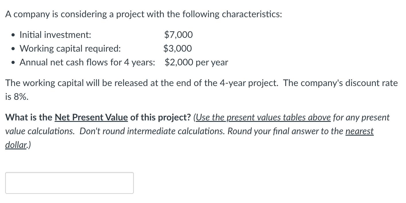 Solved Present Value of $1 received in n periods. Present | Chegg.com