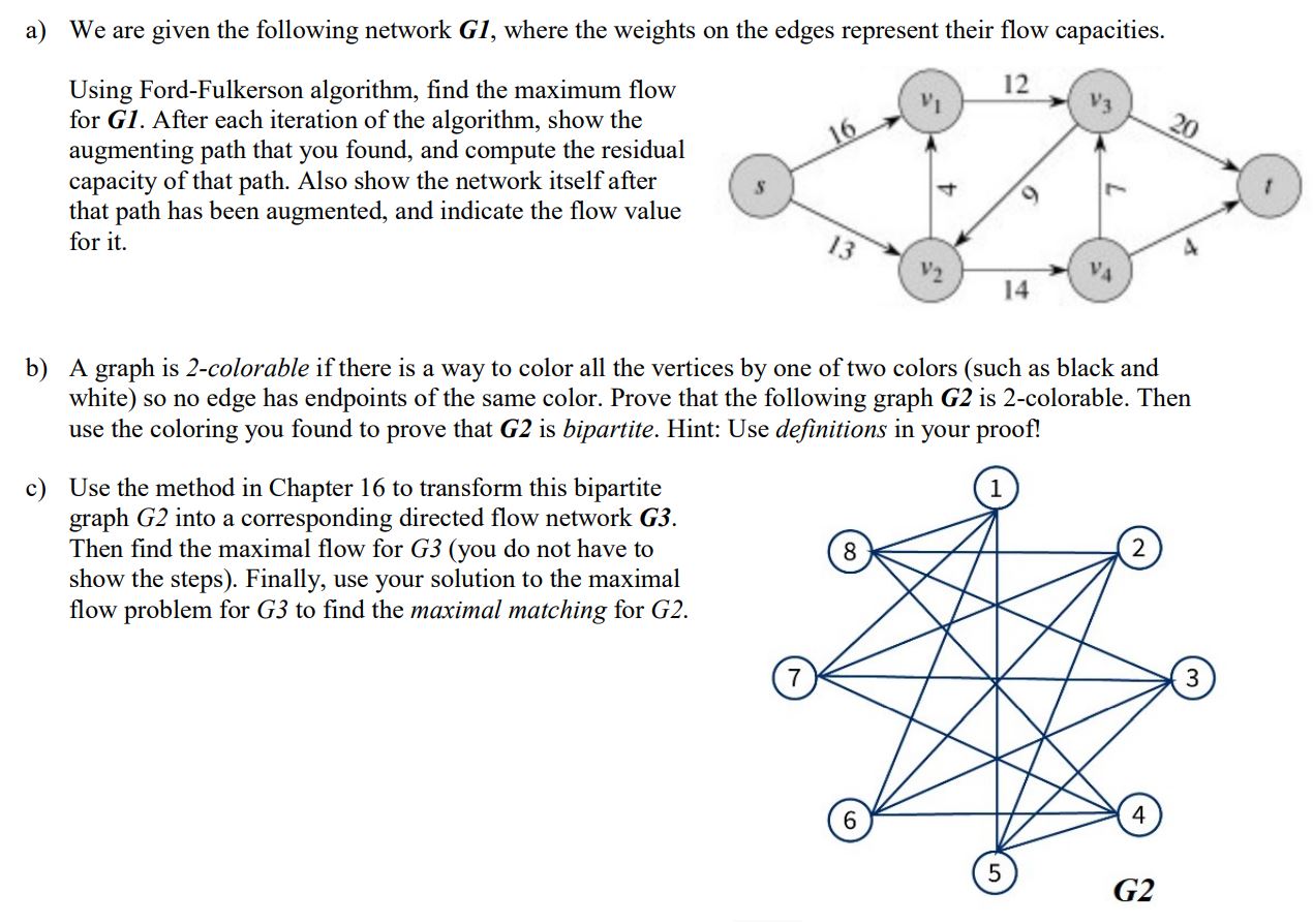 Solved Please do parts a and b. If you want to do C as well | Chegg.com