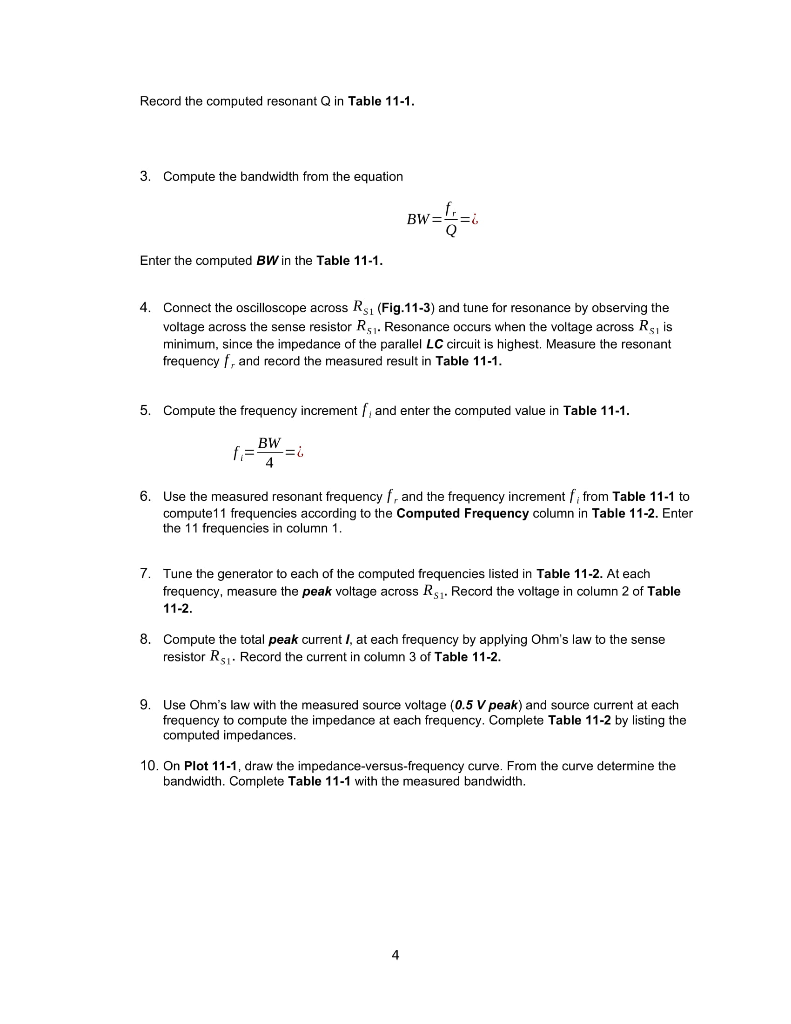 NAME: TECH -156 AC CIRCUITS LAB ASSIGNMENT # 11 | Chegg.com