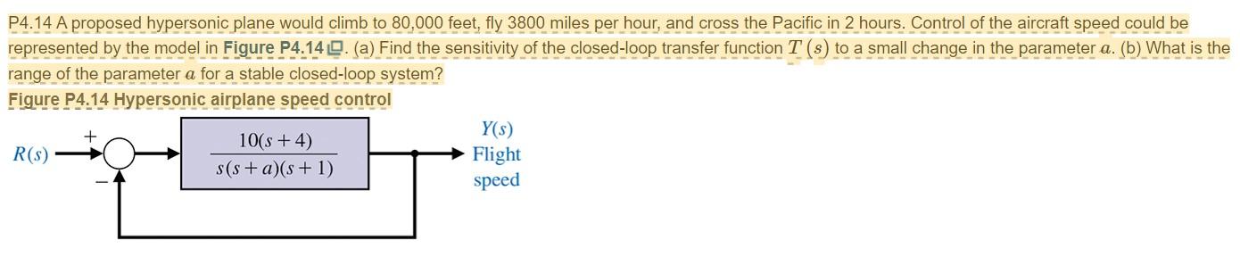 Solved P4.14 A proposed hypersonic plane would climb to | Chegg.com