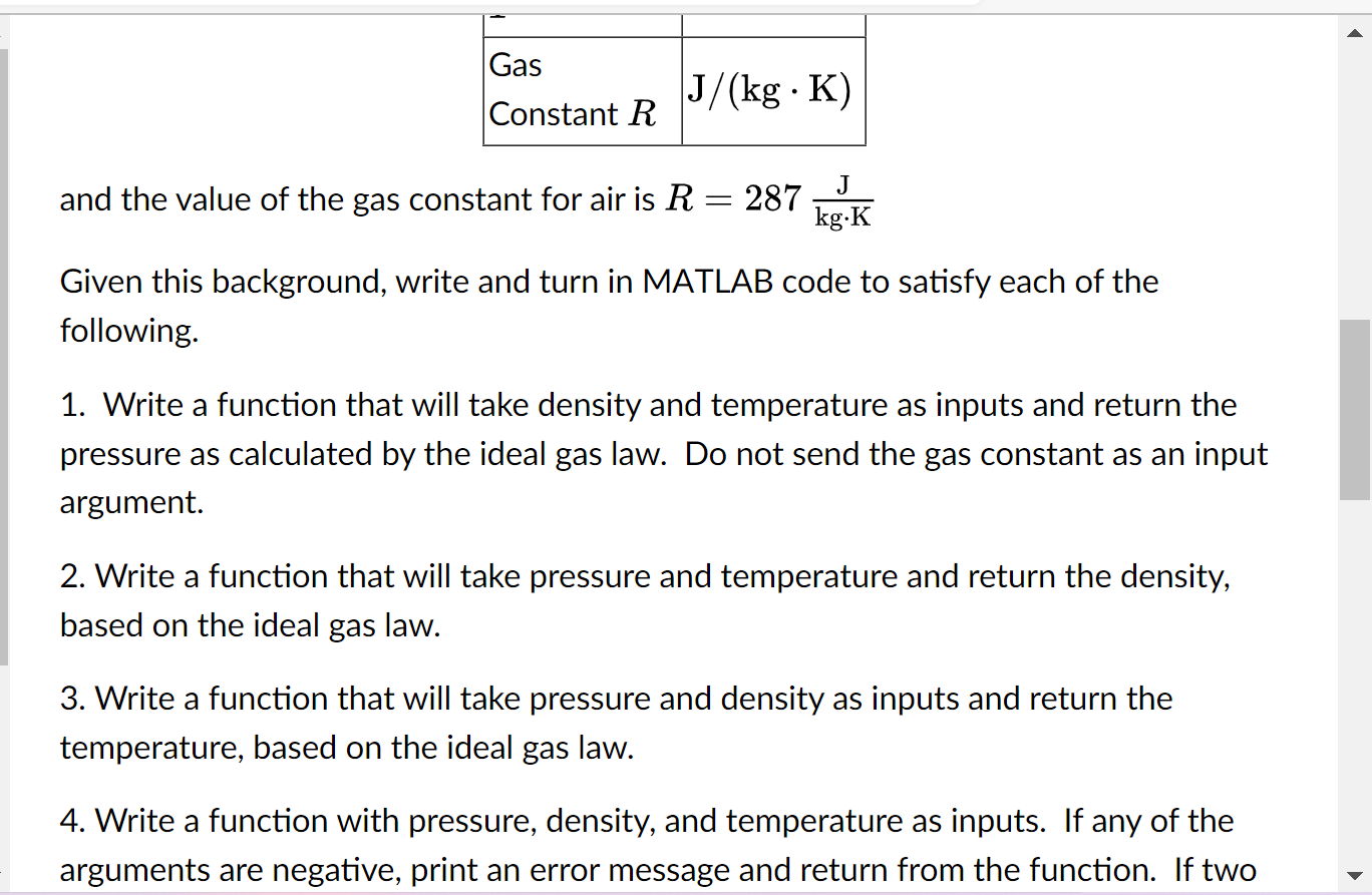 The ideal gas law relates the pressure, density, and | Chegg.com