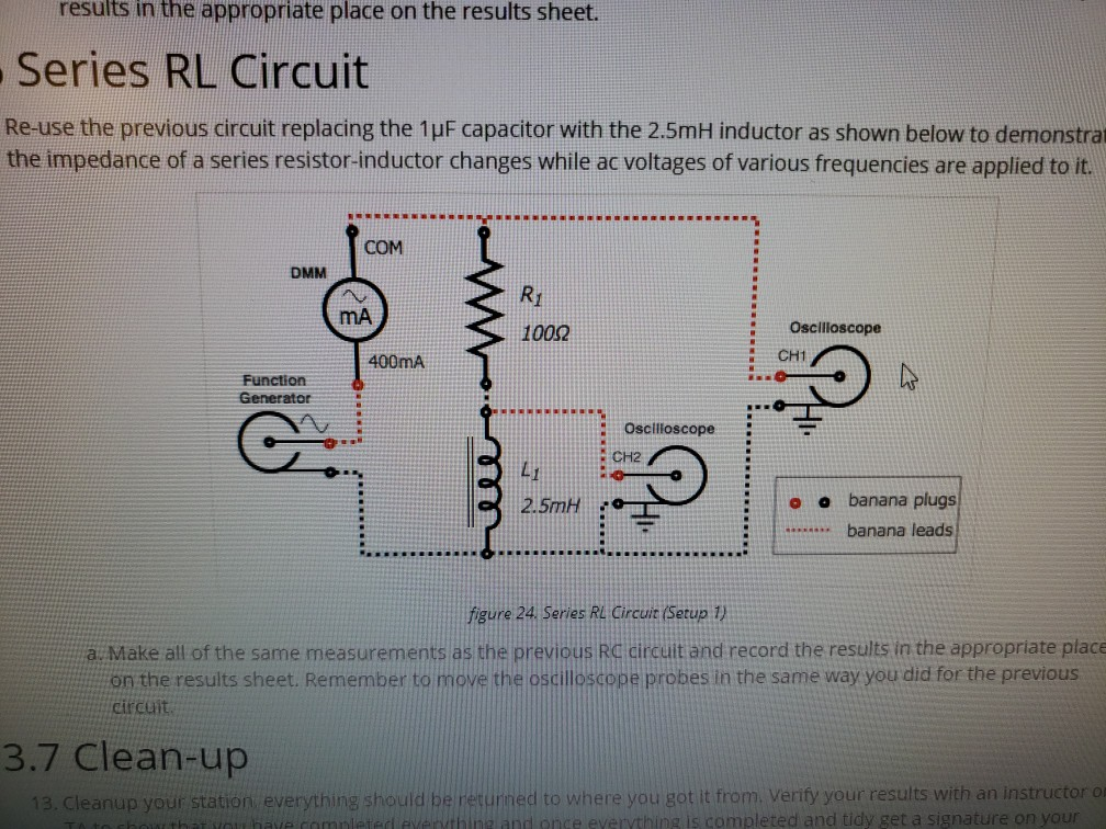 TU LICUILS Series RL Circuit Freq (Hz) fs - Freq Ts - | Chegg.com