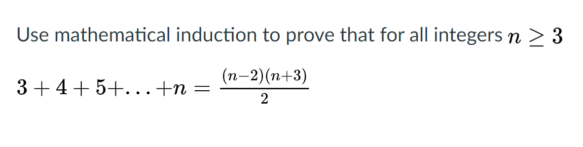 Solved Use mathematical induction to prove that for all | Chegg.com