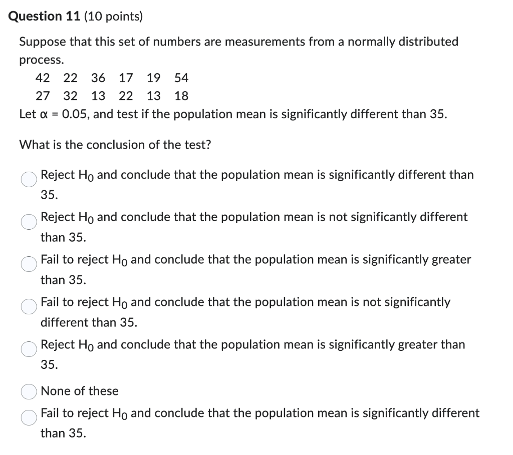 Solved Suppose that this set of numbers are measurements | Chegg.com