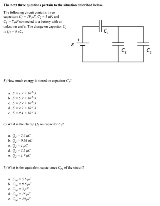 Solved The next three questions pertain to the situation | Chegg.com
