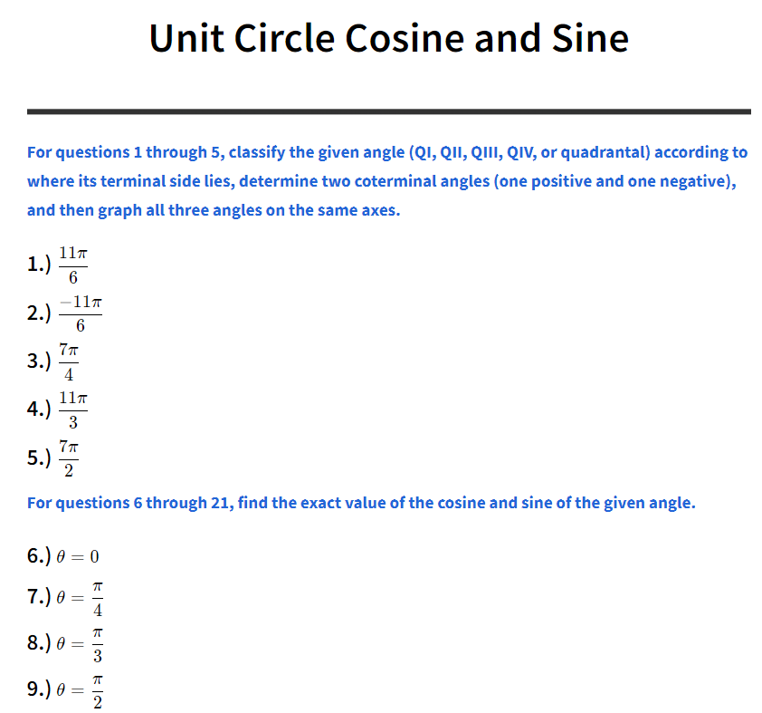 Solved For questions 1 ﻿through 5, ﻿classify the given angle | Chegg.com