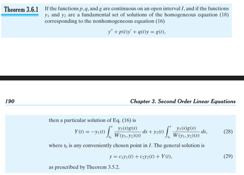Solved 3.6. Nonhomogeneous Equations; Method of Undetermined | Chegg.com