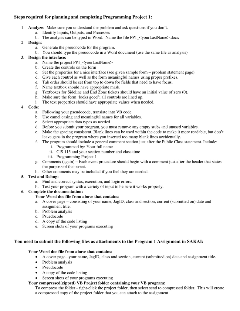 Solved CIS 115- Programming Project 1 Chapter 3 Write a | Chegg.com