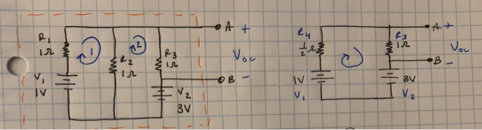 Solved Find Voc using only the superposition method, keep A | Chegg.com